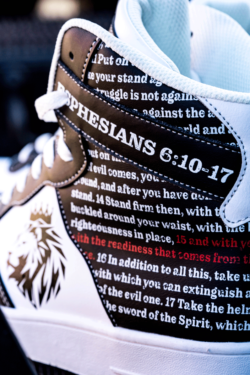 Faith Defines Us Sneakers - Trendy Christian Footwear to Inspire Faith